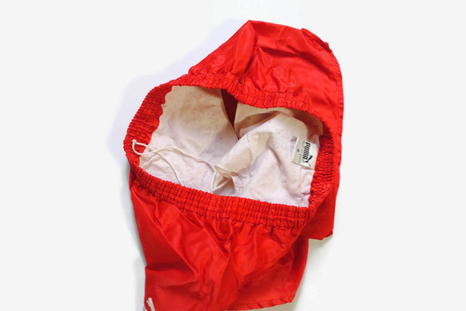 Vintage PUMA track shorts Size 6 red authentic 90's | Etsy