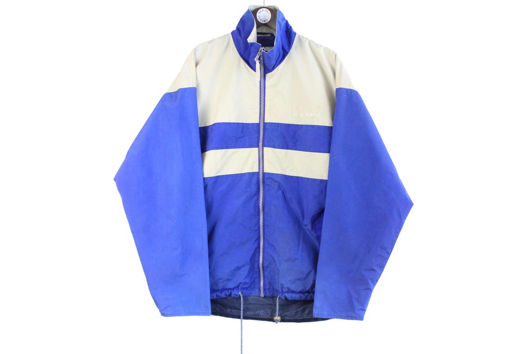 Vintage VOLVO Work Jacket Racing Team Full Zip Small Logo Authentic ...
