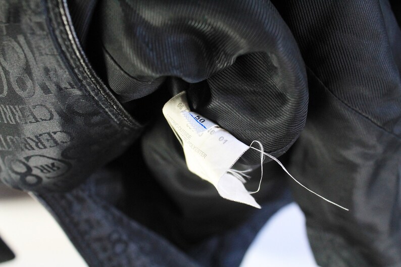 Vintage CERRUTI 1881 Monogram Authentic Women's Black Belt | Etsy