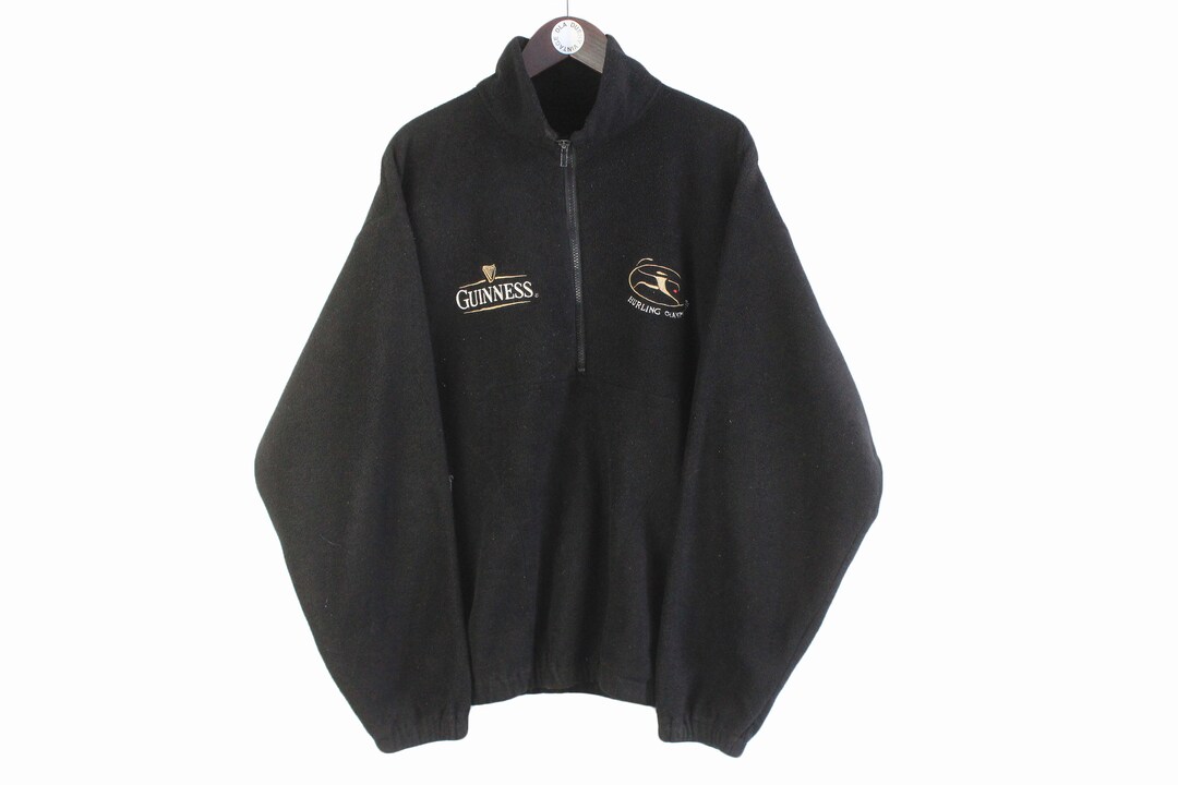 Vintage GUINNESS Hurling Championship Fleece Sweater Size XL Men's ...