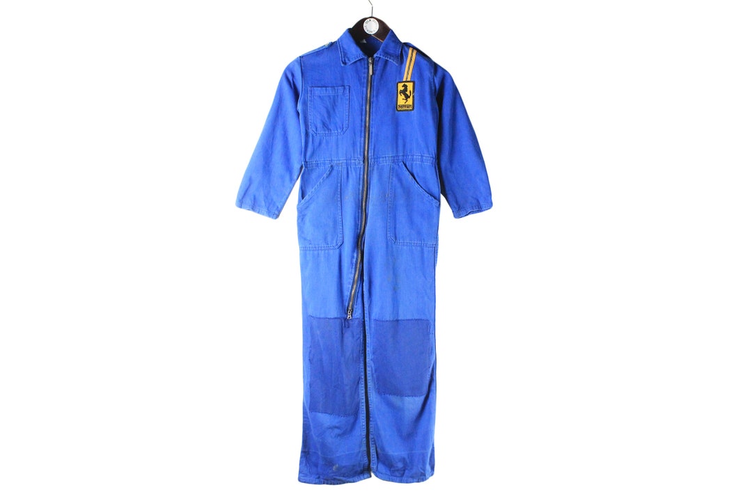 Vintage FERRARI Mechanic Racing Coverall Jumpsuit Authentic - Etsy