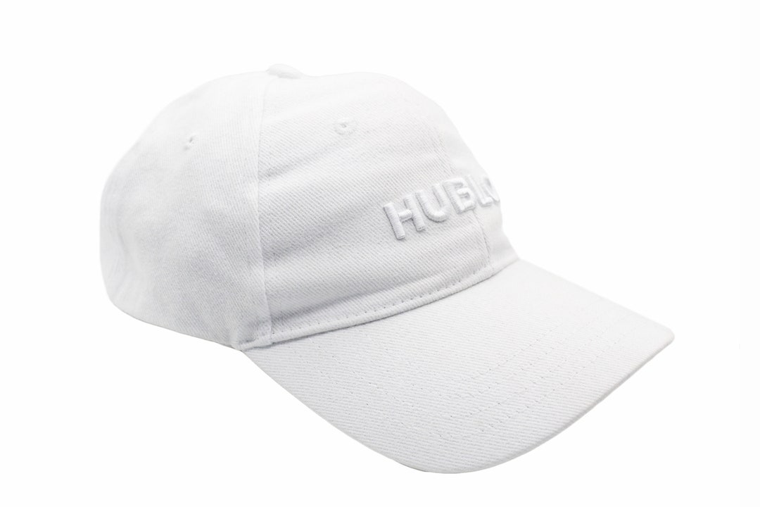 Vintage HUBLOT Cap Big Logo Hat One Size Retro 00's Summer Sun Visor ...