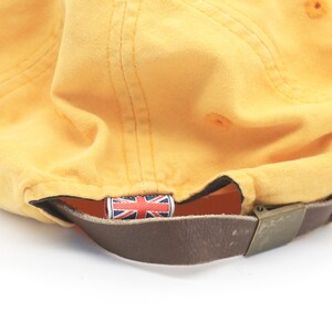 Vintage REEBOK Cap Big Logo Yellow Baseball Hat Sport Headwear One Size ...