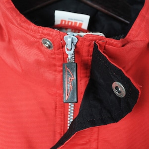 Vintage FERRARI Michael Schumacher Shell Jacket Size XL Red Authentic ...