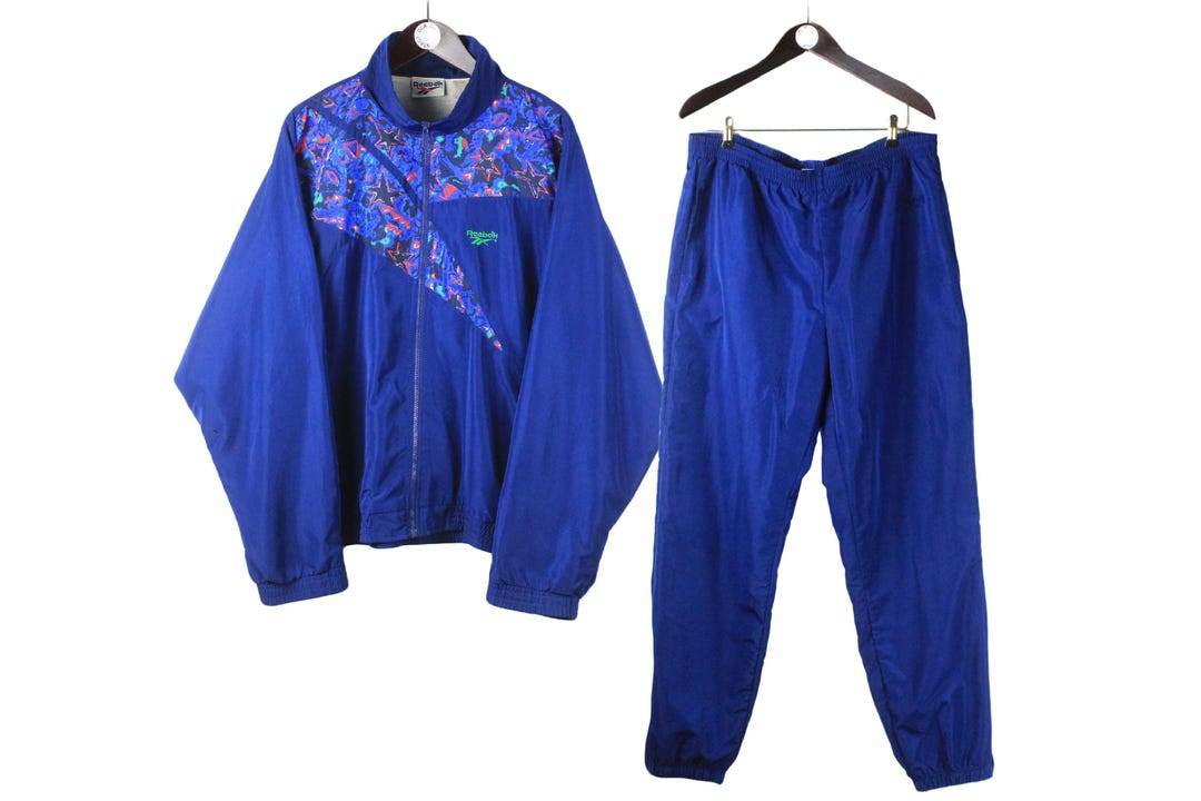 Vintage REEBOK Tracksuit Size XL Oversize Retro Sport Clothing 90s ...