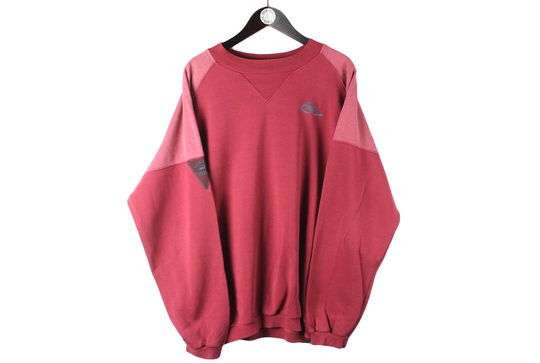 Vintage PUMA Sweatshirt Authentic Red Size XL Men's Sport Outfit Retro ...