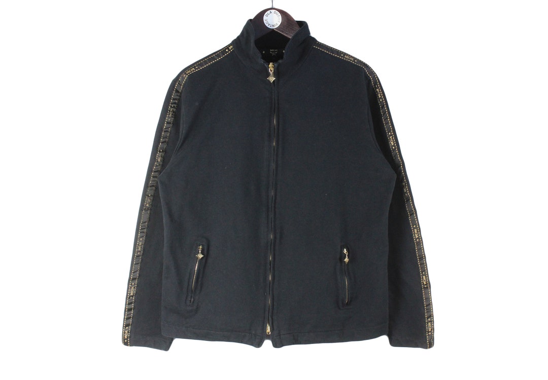 Vintage MCM Cardigan Full Zip Black Authentic Sweater Size Women's 44 ...