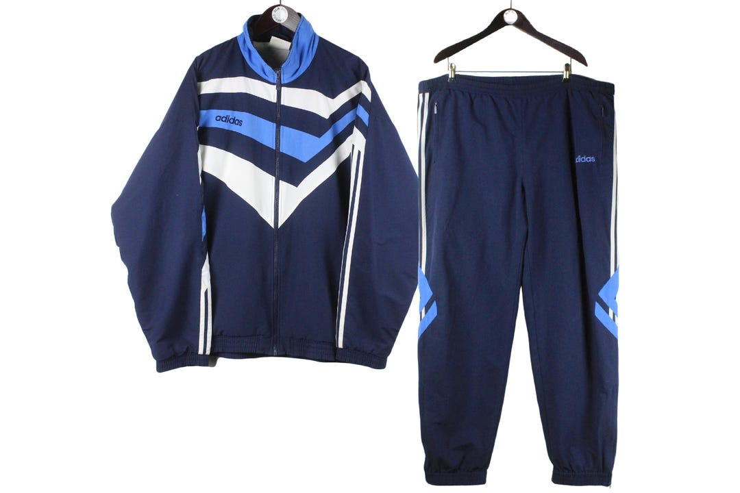 Vintage ADIDAS Tracksuit Size XXL Retro Sport Clothing 90's Germany ...