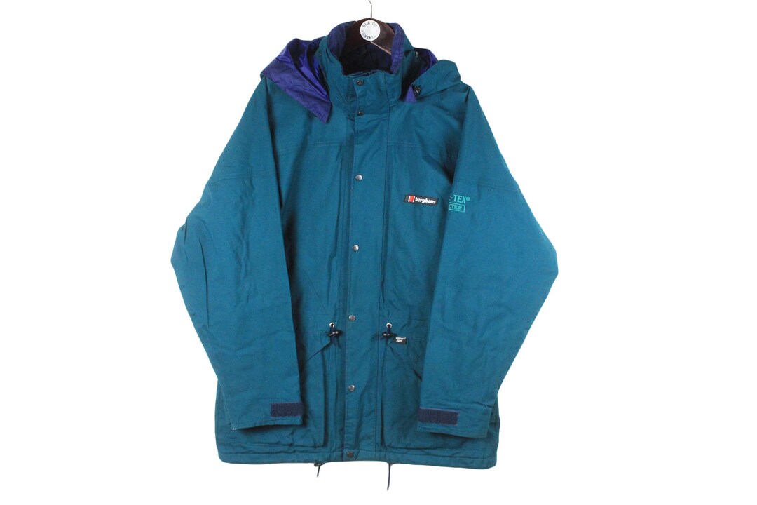 Vintage BERGHAUS Jacket Retro Style Men's Full Zip up Size M Authentic ...