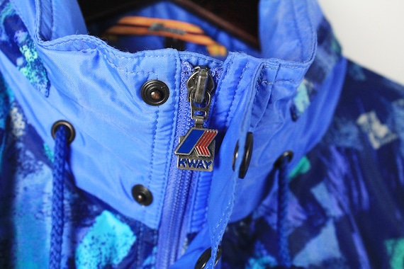 vintage K-WAY retro Jacket windbreaker raincoat acid … - Gem