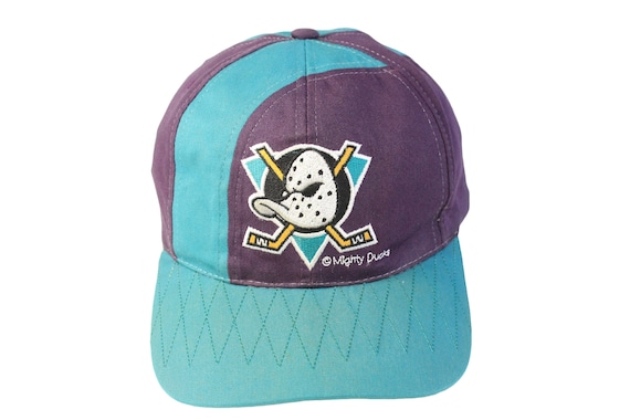 vintage MIGHTY DUCKS Anaheim Cap big logo team one si… - Gem
