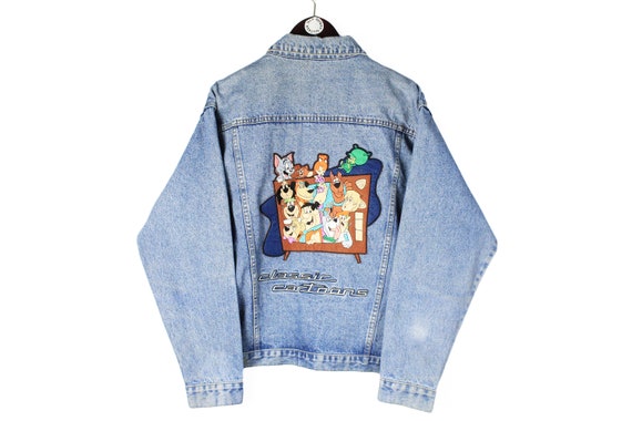 Vintage CARTOON NETWORK 1997 Denim Jacket Size M/L Rare Retro - Etsy
