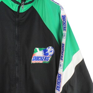 Vintage France 98 World Cup Snickers Track Jacket Size L Authentic Rare ...