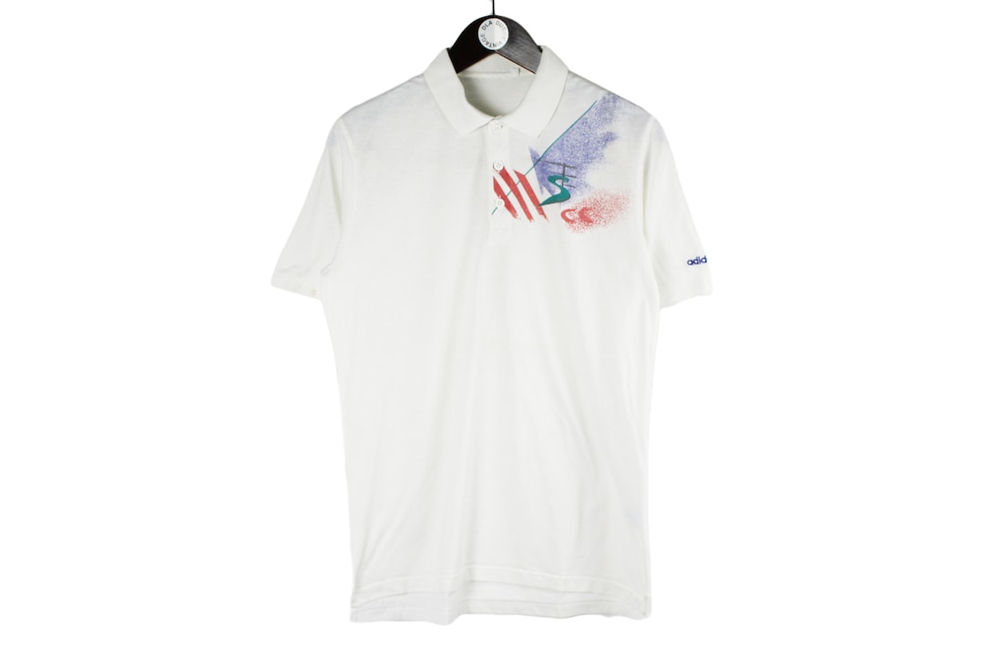 Vintage ADIDAS Polo T-shirt Size S/M Men's Authentic Tennis Stefan ...