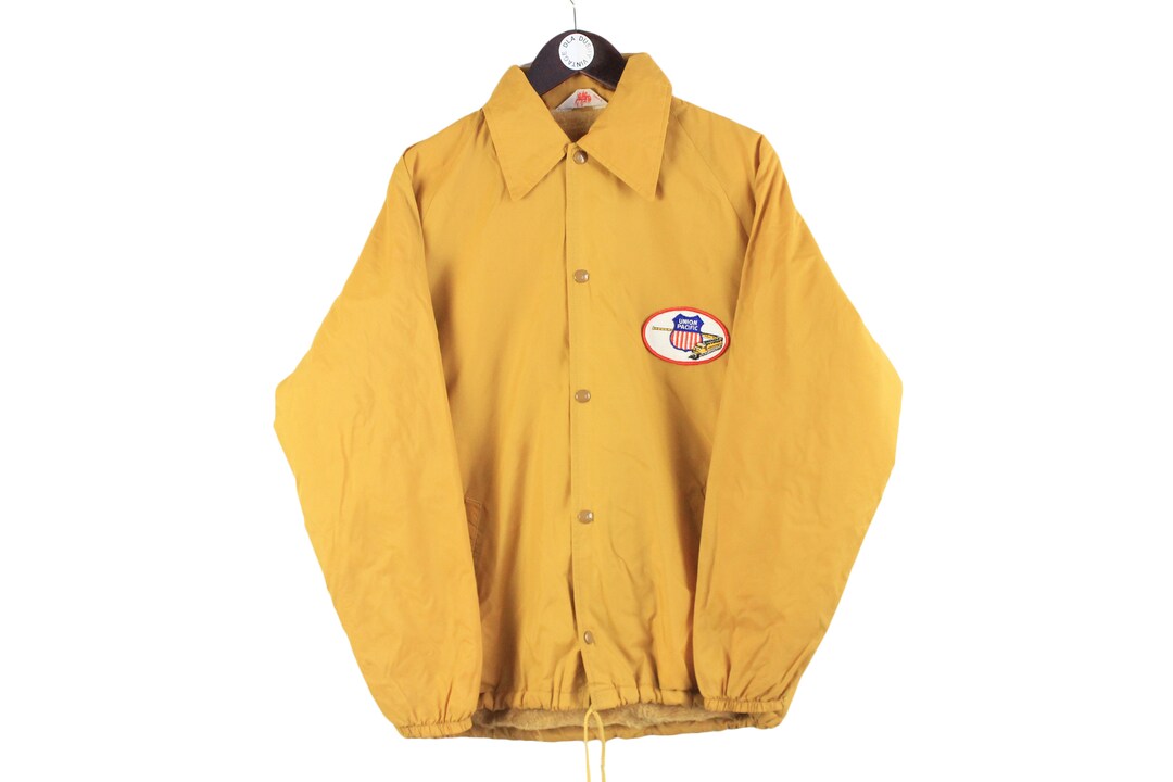 Vintage Union Pacific Railroad Coach Jacket Size M Men's Oversized 90's ...