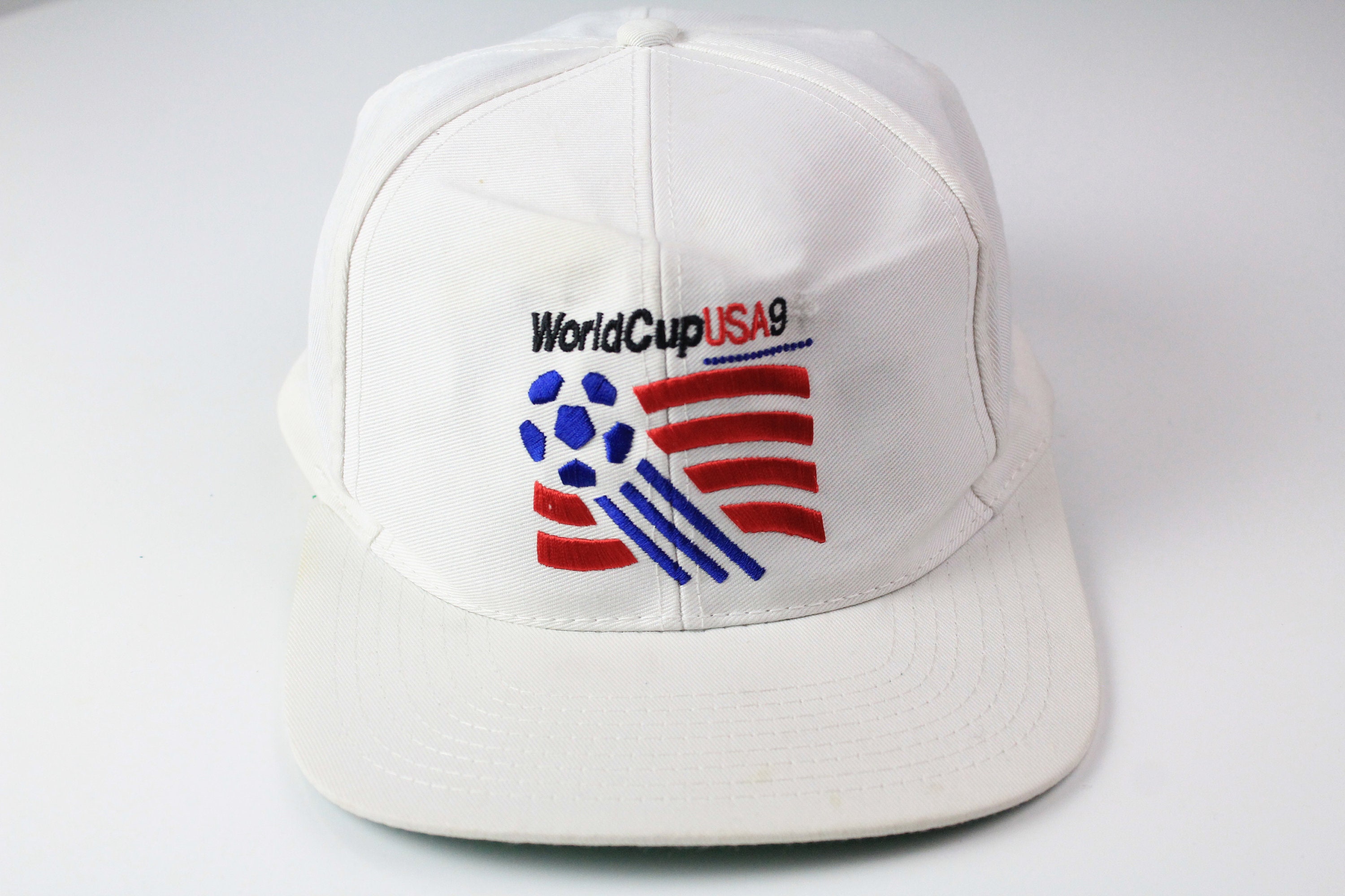 Vintage WORLD CUP 1994 USA Cap Big Logo Hat One Size White 94 - Etsy