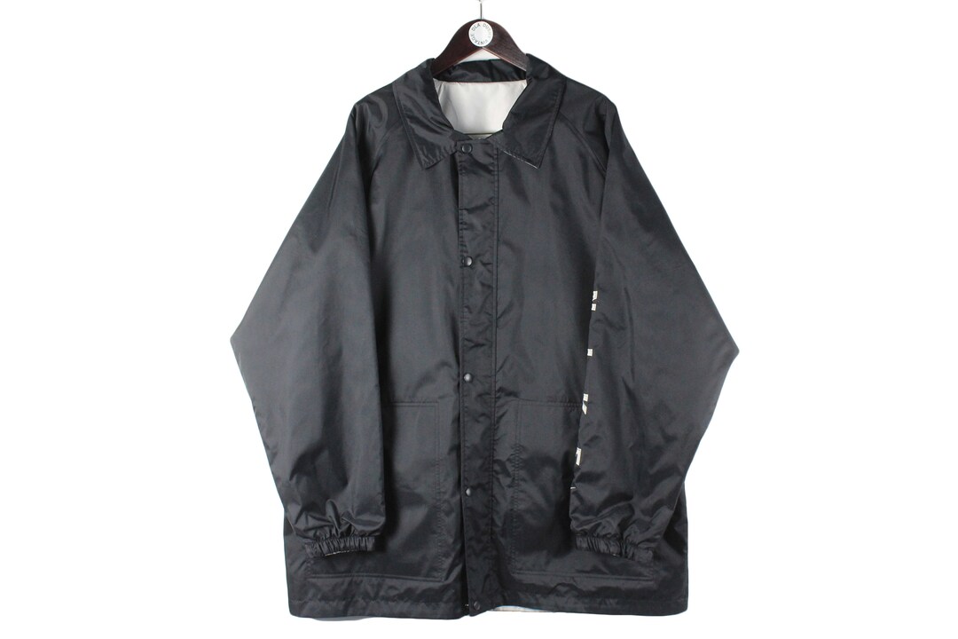 Vintage NIKE Reversible Jacket Double Sided Black and White Size XL ...