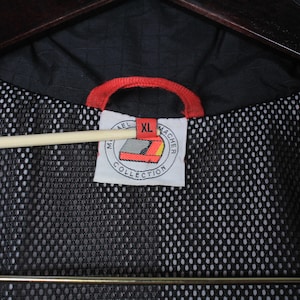 Vintage FERRARI Michael Schumacher Shell Jacket Size XL Red Authentic ...