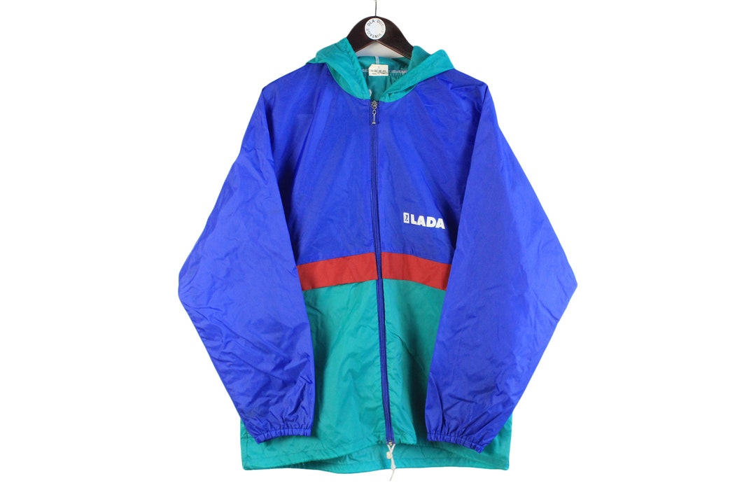 Vintage Lada Racing Jacket Light Wear Unisex Rare Blue Green 90's Small ...