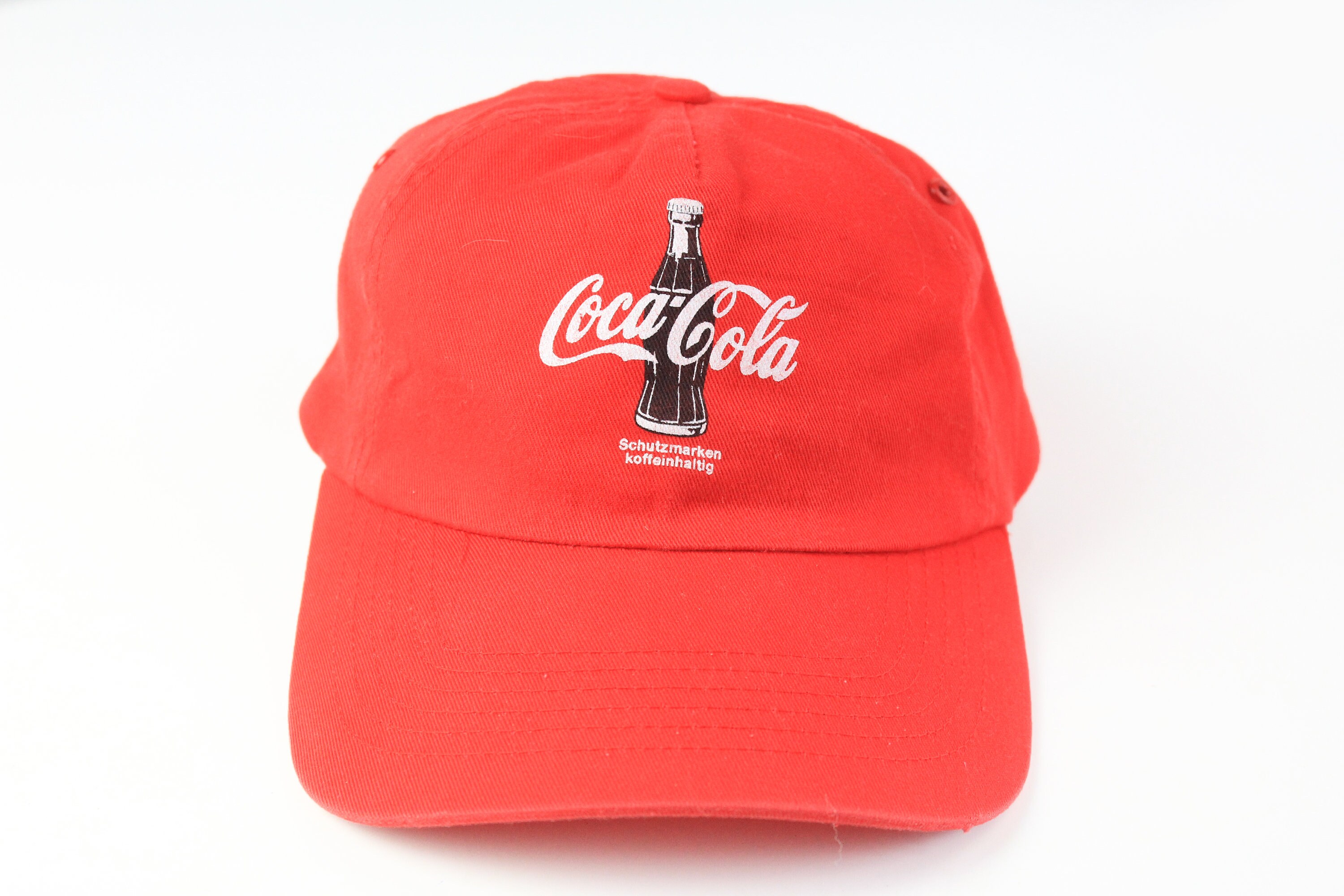 Vintage COCA-COLA Cap One Size Red Big Logo USA Style Hat - Etsy UK