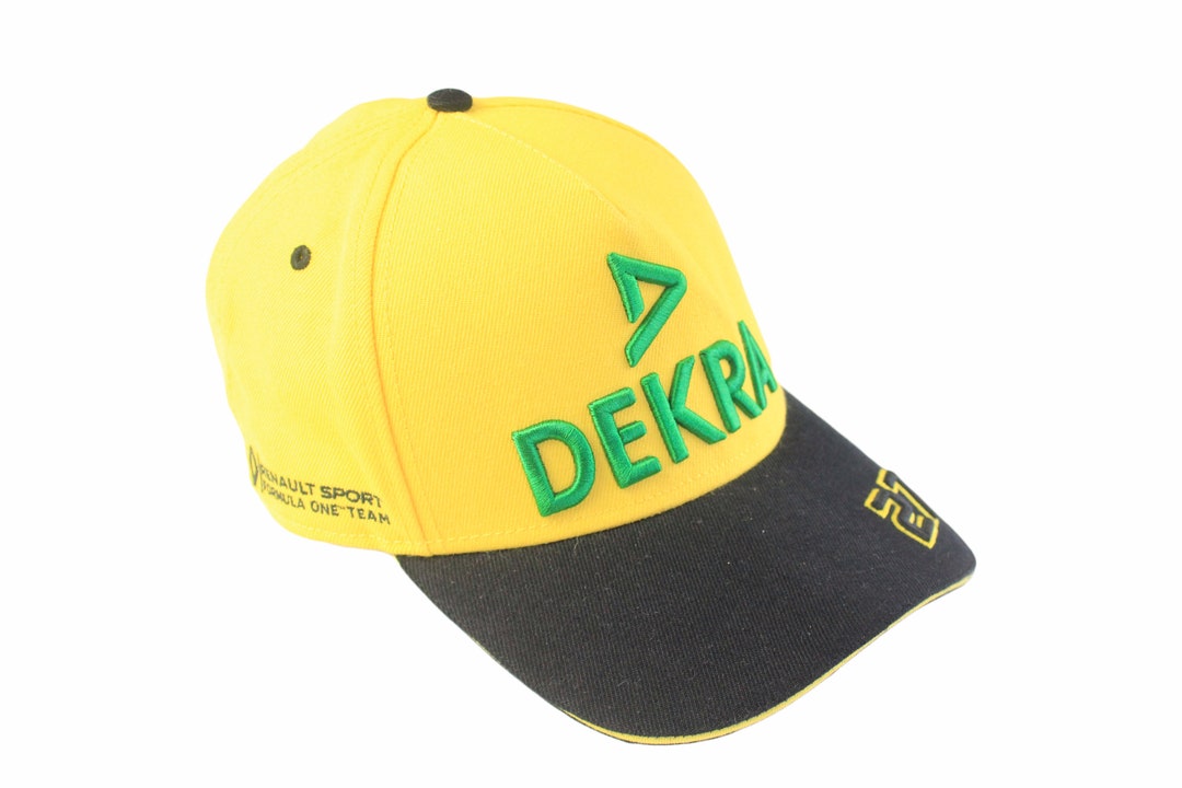 Vintage DEKRA RENAULT Formula 1 Team Cap Hat One Size Yellow - Etsy