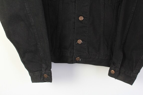 vintage BOB MARLEY 1994 Denim Jacket black jean coat … - Gem
