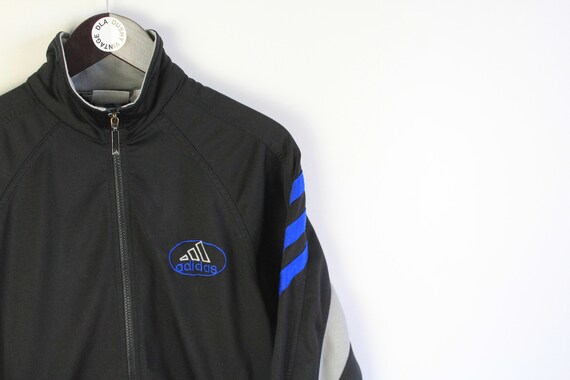 vintage ADIDAS ORIGINALS women's track jacket Size M … - Gem