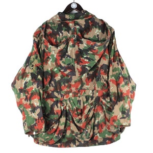 Vintage M70 Alpenflage Swiss Military Camo Jacket Uniform Army Parka ...