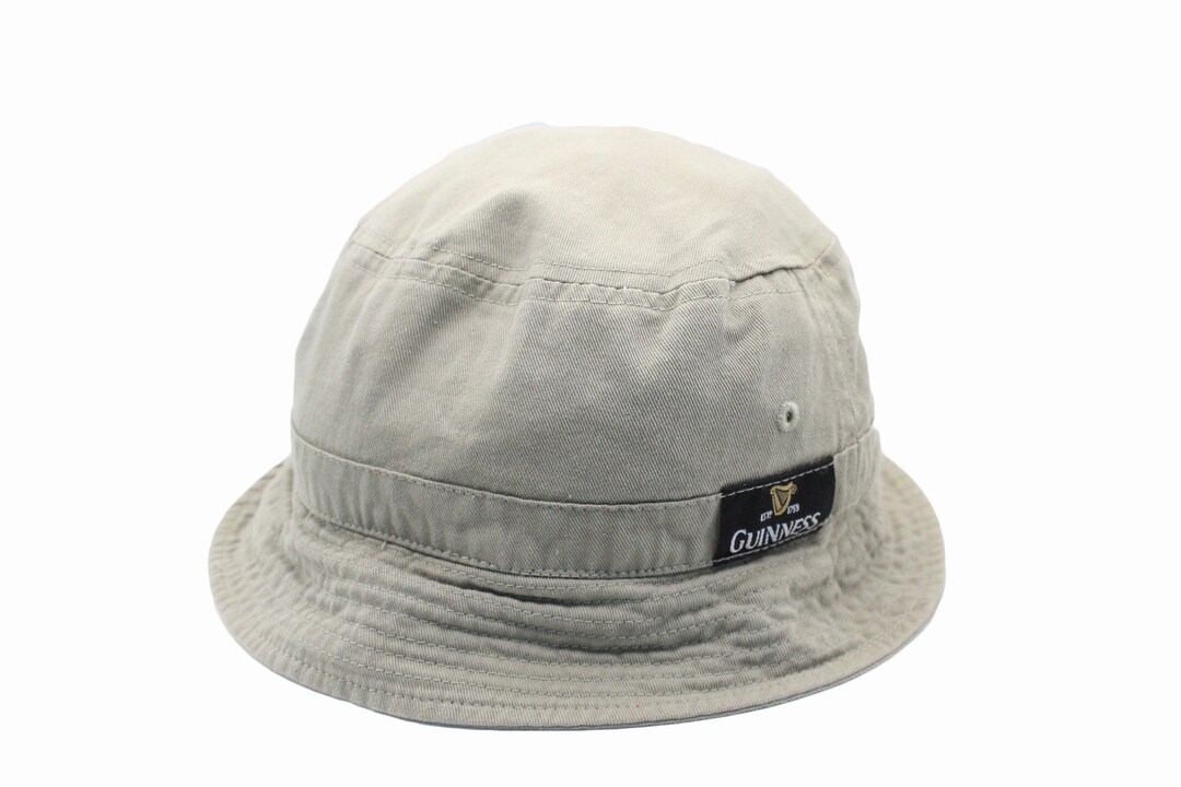 Vintage GUINNESS Bucket Hat Authentic Casual Irish Stout Beer ...