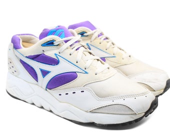Vintage MIZUNO Sneakers Damen US 8.5 authentische sportliche Streetwear Schuhe selten Retro Sport 90 s Casual Sneakers Classic Sportswear Etsy