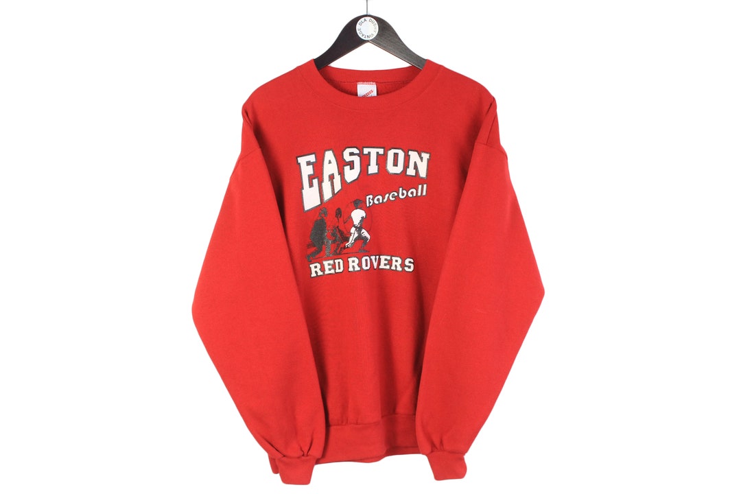 Vintage EASTON Red Rovers Team Sweatshirt Authentic 90s Style Size L ...