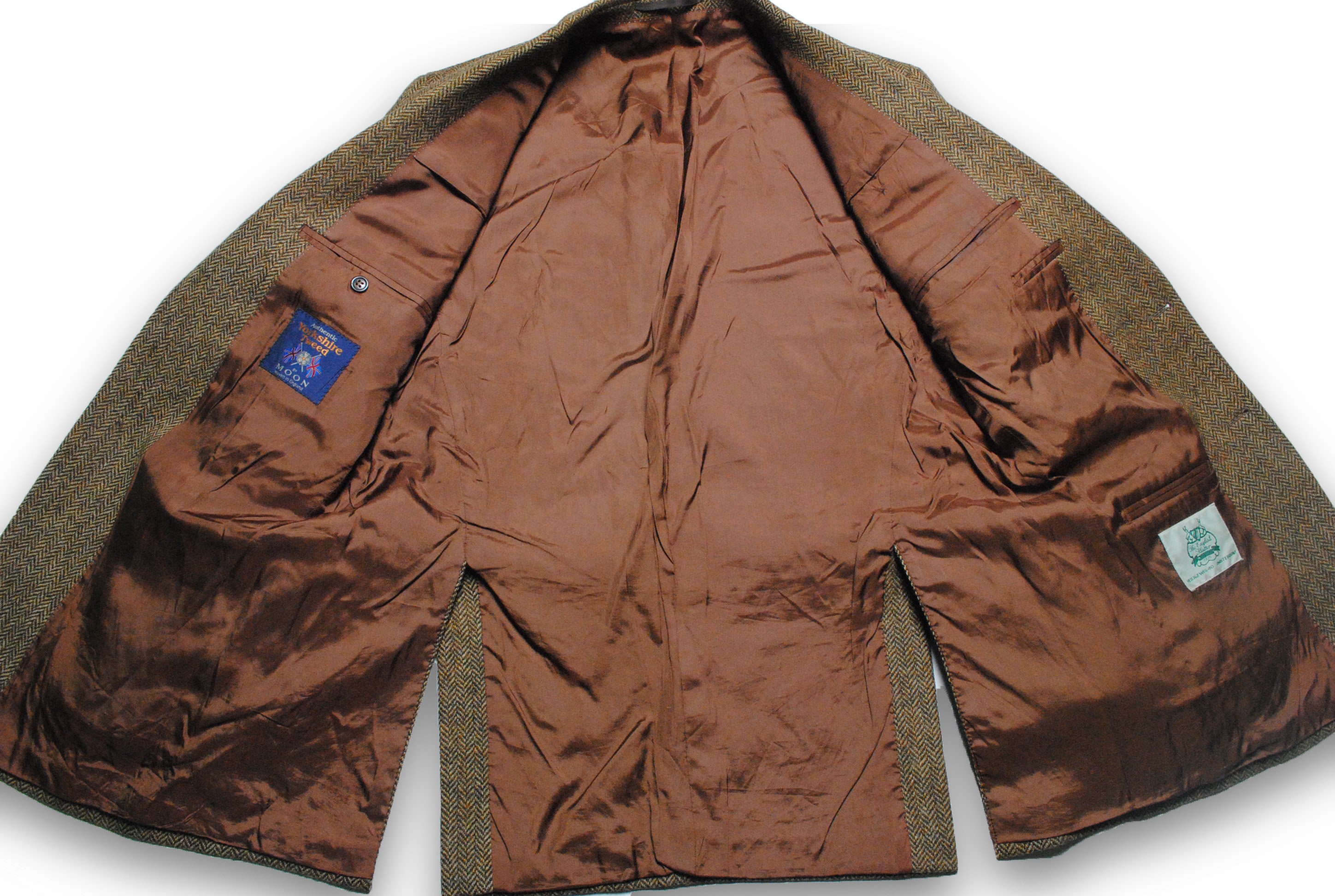 Vintage YORKSHIRE TWEED by Moon Authentic Blazer Jacket Pure | Etsy