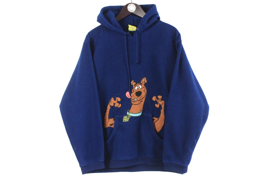 Vintage SCOOBY-DOO Fleece Hoodie Sweater Hanna Barbera Size - Etsy