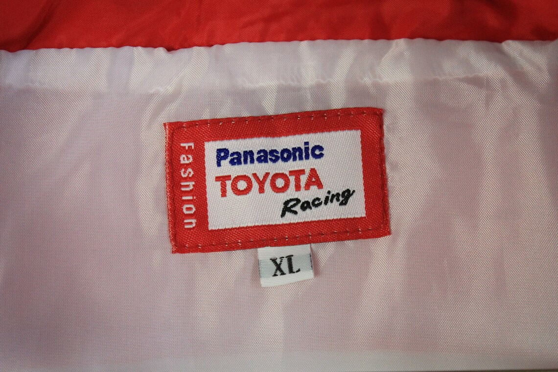 Vintage PANASONIC TOYOTA Racing Formula 1 Team Jacket Size XL - Etsy