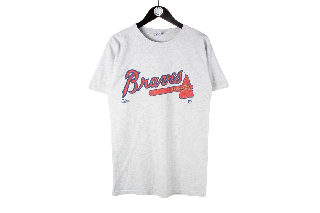 Vintage ATLANTA BRAVES 1992 T-shirt Men's Authentic Retro Mlb Size M ...