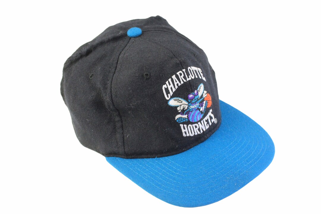 Vintage CHARLOTTE HORNETS Starter Cap Big Logo Basketball Hat Nba Hip ...