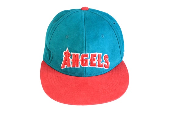 vintage ANGELS Los Angeles Cap hat big logo cap MLB t… - Gem