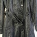 Vintage CERRUTI 1881 Monogram Authentic Women's Black Belt Trench Coat ...