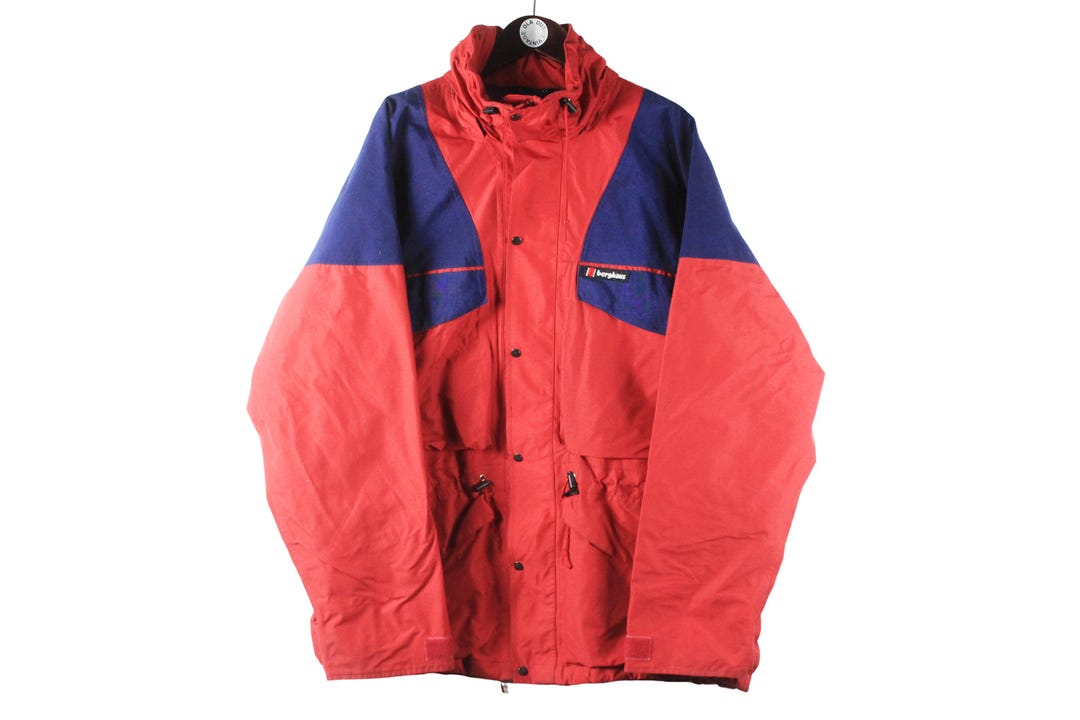 Vintage BERGHAUS Jacket Retro Style Men's Full Zip Size XL Authentic ...