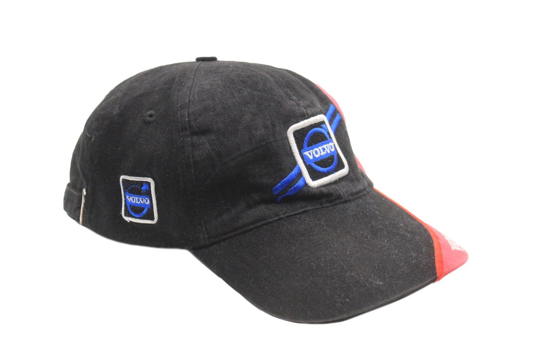 Vintage VOLVO Cap Black Big Logo Hat Authentic Race Team Retro 00s ...