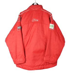 Vintage FERRARI Michael Schumacher Shell Jacket Size XL Red Authentic ...