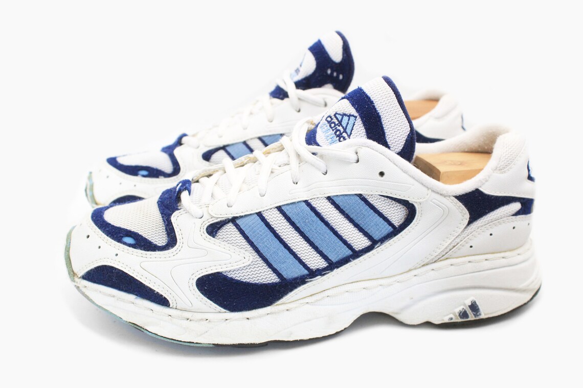Vintage ADIDAS Sneakers US 8.5 Men's Authentic Rare Retro Basic ...