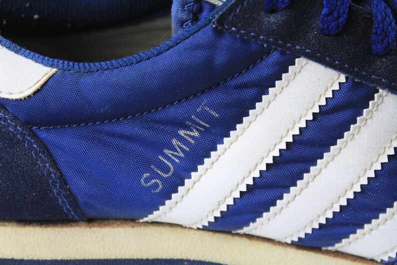 Vintage ADIDAS SUMMIT Authentic Blue Sneakers Size US 7 | Etsy