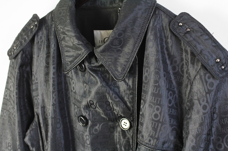 Vintage CERRUTI 1881 Monogram Authentic Women's Black Belt | Etsy