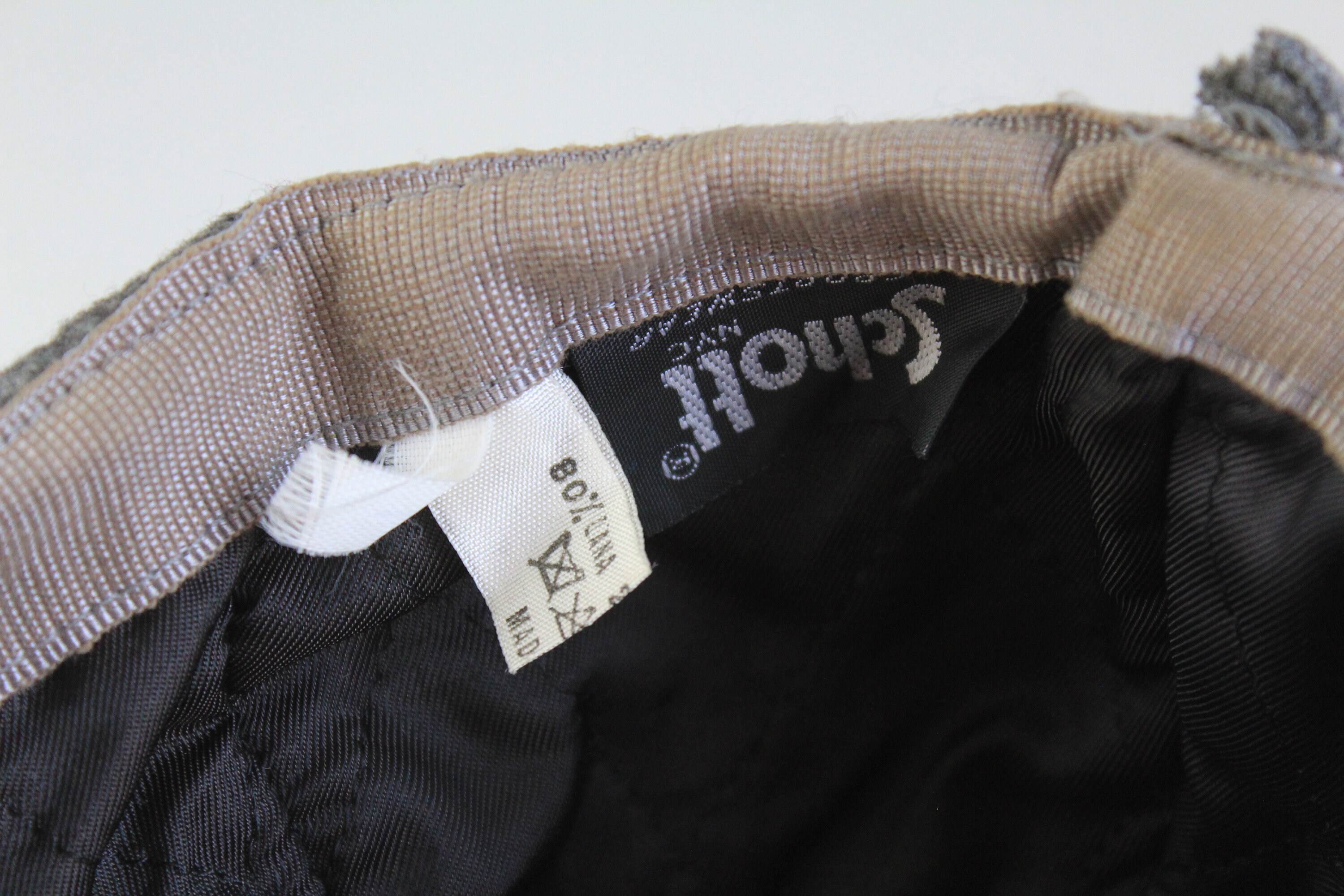 Vintage SCHOTT USA 5 Panel Hat Big Logo Cap Hipster One Size Gray Retro ...