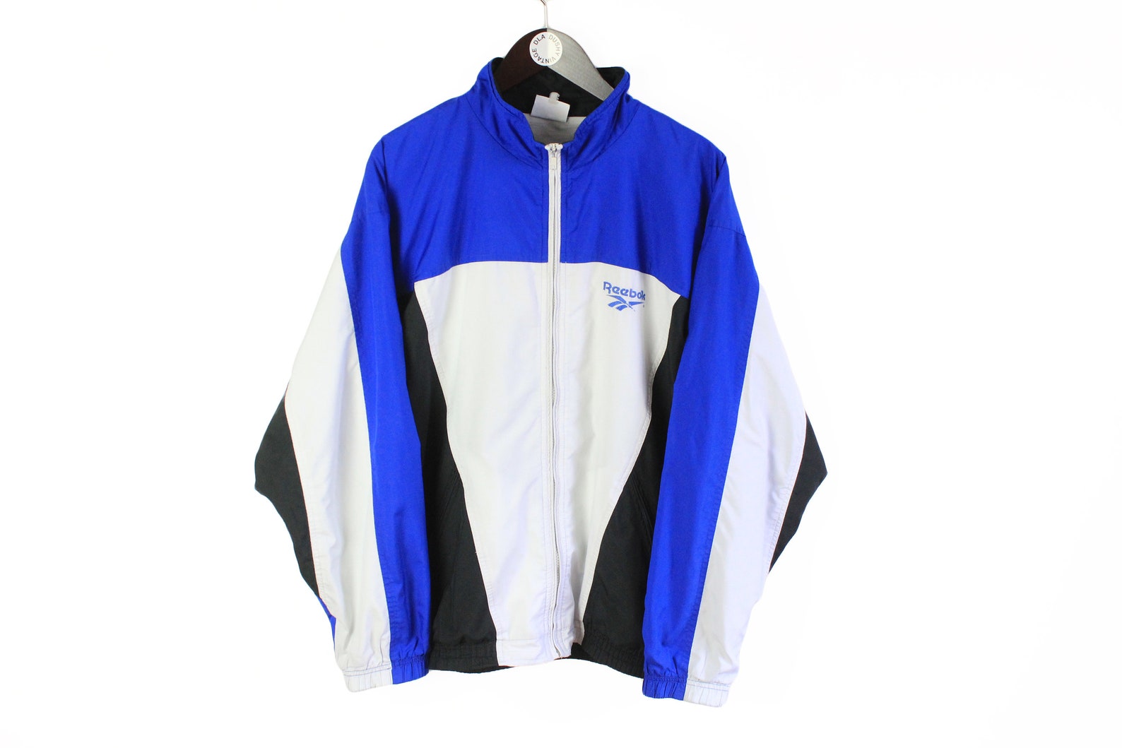 Vintage REEBOK Track Jacket Size L Blue Authentic Retro - Etsy UK
