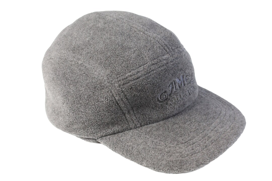 Vintage CAMEL Fleece 5 Panel Cap Gray Big Logo Hat Authentic Collection ...