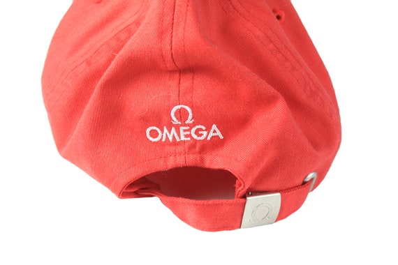 vintage OMEGA Watch Cap big logo summer baseball hat … - Gem
