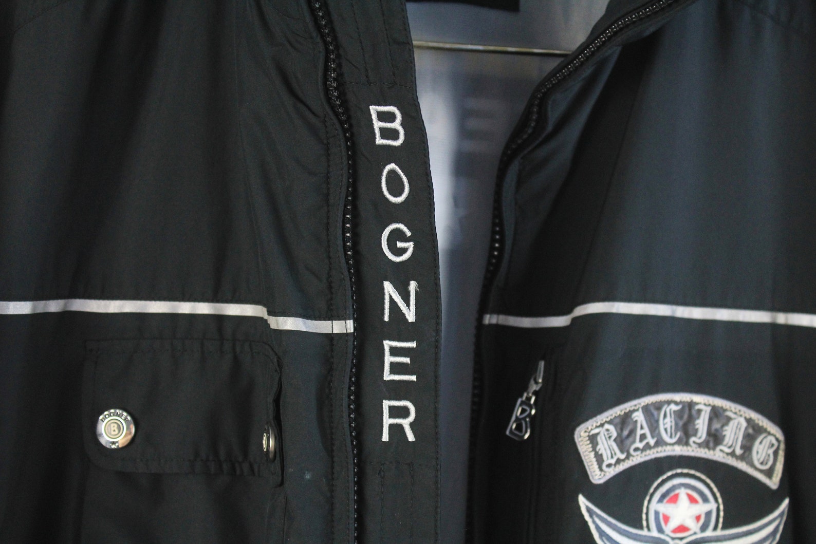 Vintage BOGNER Racing Team Jacket Size 2XL Authentic Retro Full Zip ...