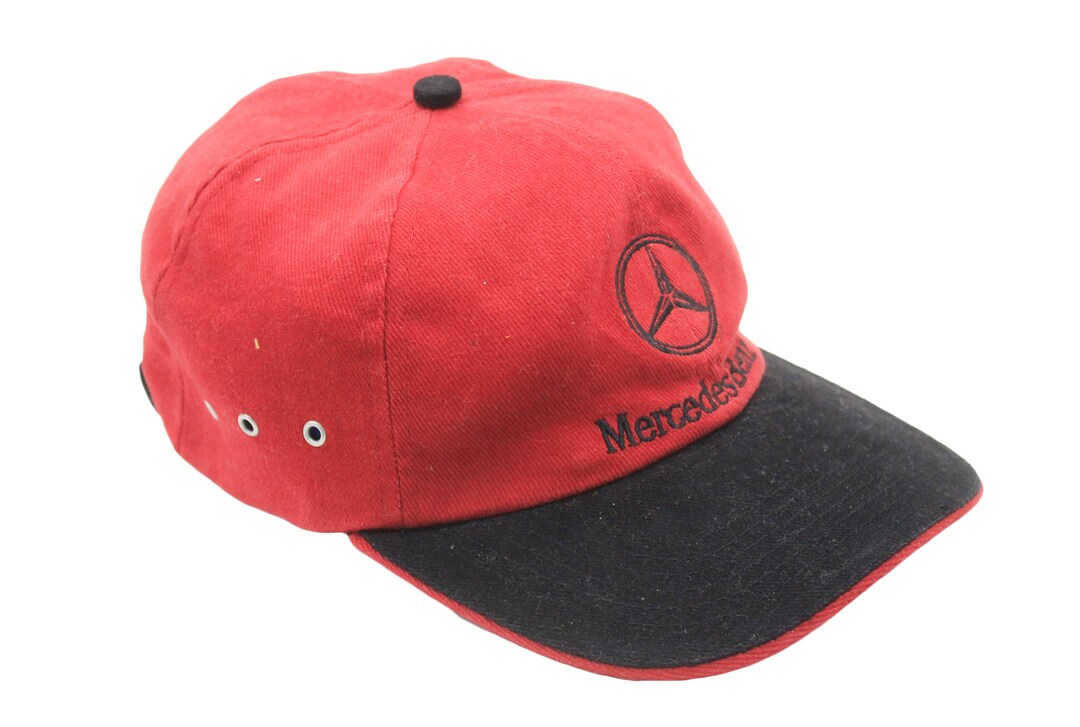 Vintage MERCEDES BENZ Cap Big Logo Authentic Race Team Retro Hat 90's ...